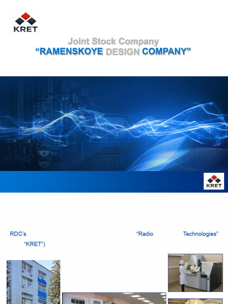 Ramenskoje Design Company Avionics Solutions | PDF | Avionics ...