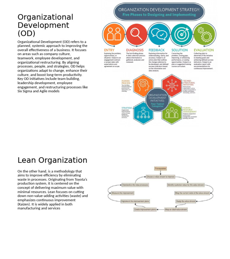 Organizational Development & Lean | PDF