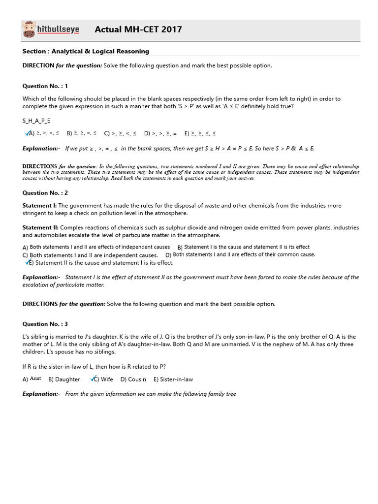 Actual MH Cet 2017 | PDF | Cardiovascular Diseases