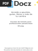 Escala Edmonton de Evaluación de Síntomas | PDF
