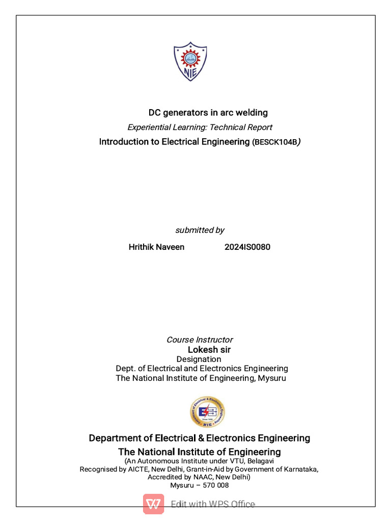 Document From Hrithik Naveen | PDF | Welding | Construction