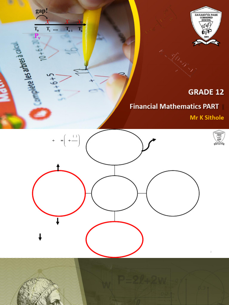 Financial Maths Part 1 Revision Grade 11 - 073227 | PDF | Interest ...
