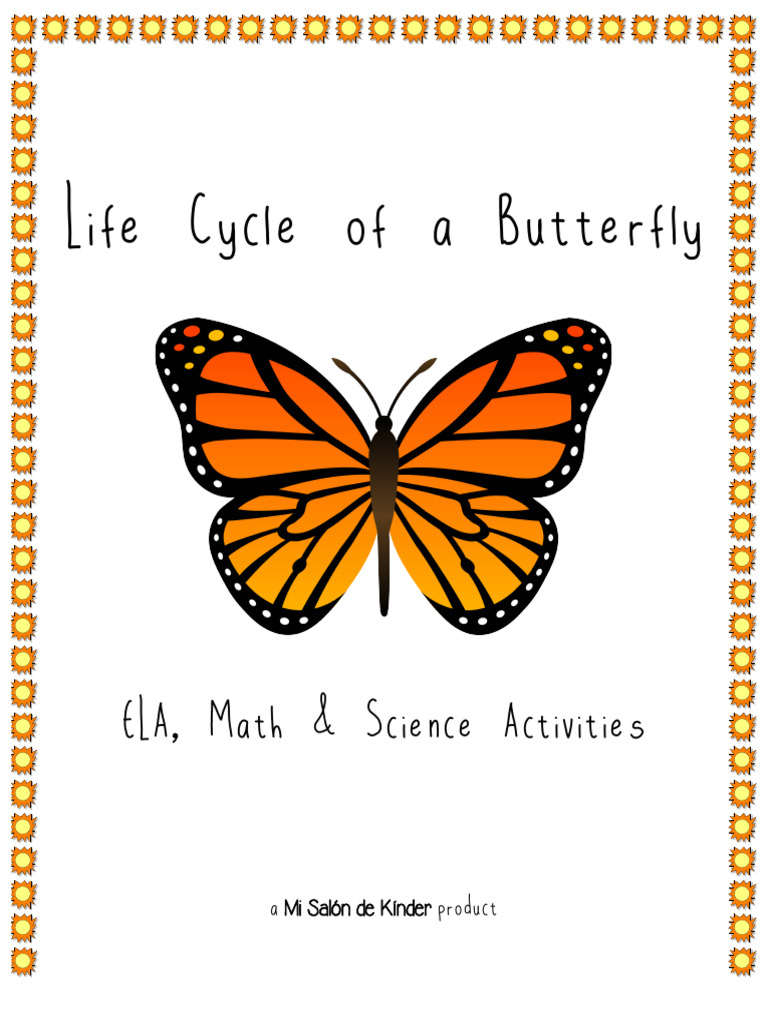 Life Cycle of A Butterfly: ELA, Math & Science Activities | PDF ...