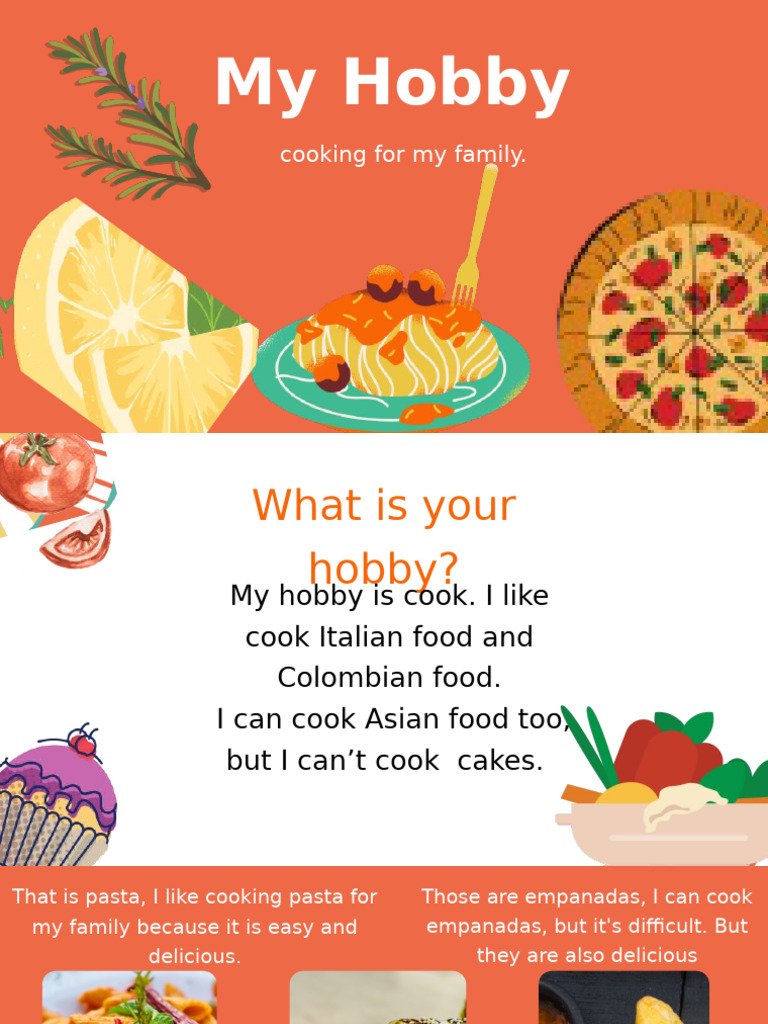 Orange and Blue Illustrative Hobbies to-Do List Planner Presentation (3 ...