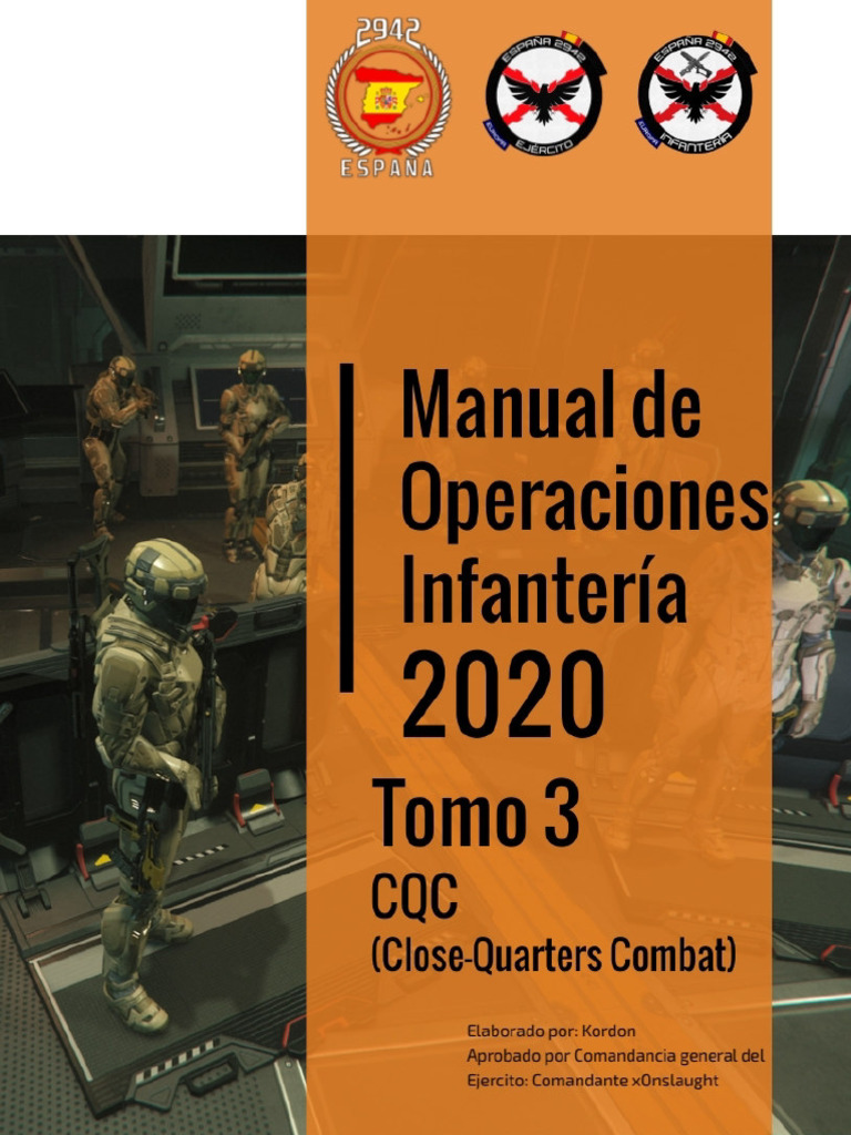 Manual de Operaciones Espana2942 Infanteria Tomo 3 CQC | PDF
