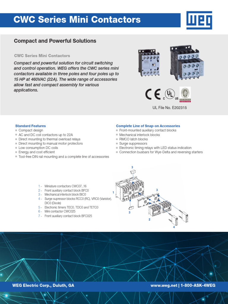 WEG CWC Flyer 50098600 en | PDF | Relay | Power Engineering