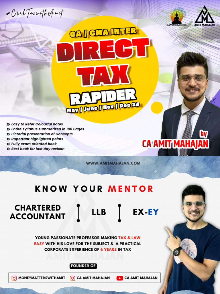 Income Tax Detailed Chart Book | PDF