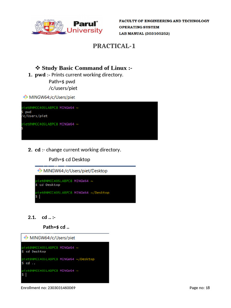 OS practical-1 | PDF | Directory (Computing) | Computer File OS practical-1 | PDF | Directory (Computing) | Computer File