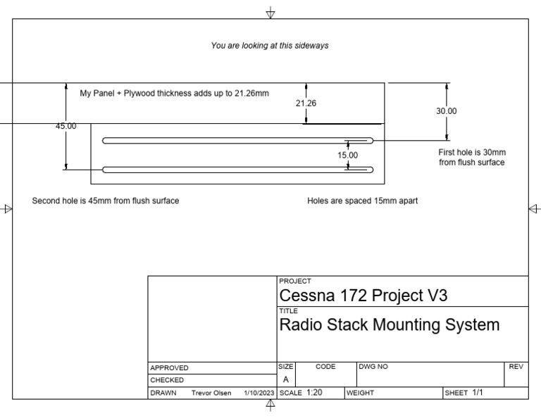 Radio Stack Mounting System Drawing v6 | PDF