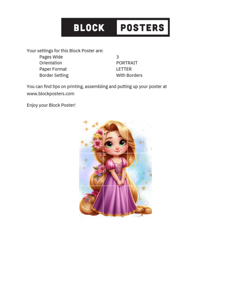Block Poster Setup Guide | PDF