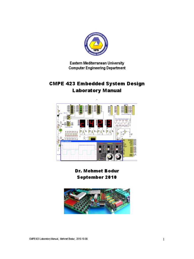 CMPE 423 Embedded System Design Laboratory Manual: A Comprehensive ... CMPE 423 Embedded System Design Laboratory Manual: A Comprehensive ...