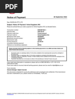 Standard Bank Payment Confirmation Letter | PDF | Money | Banks