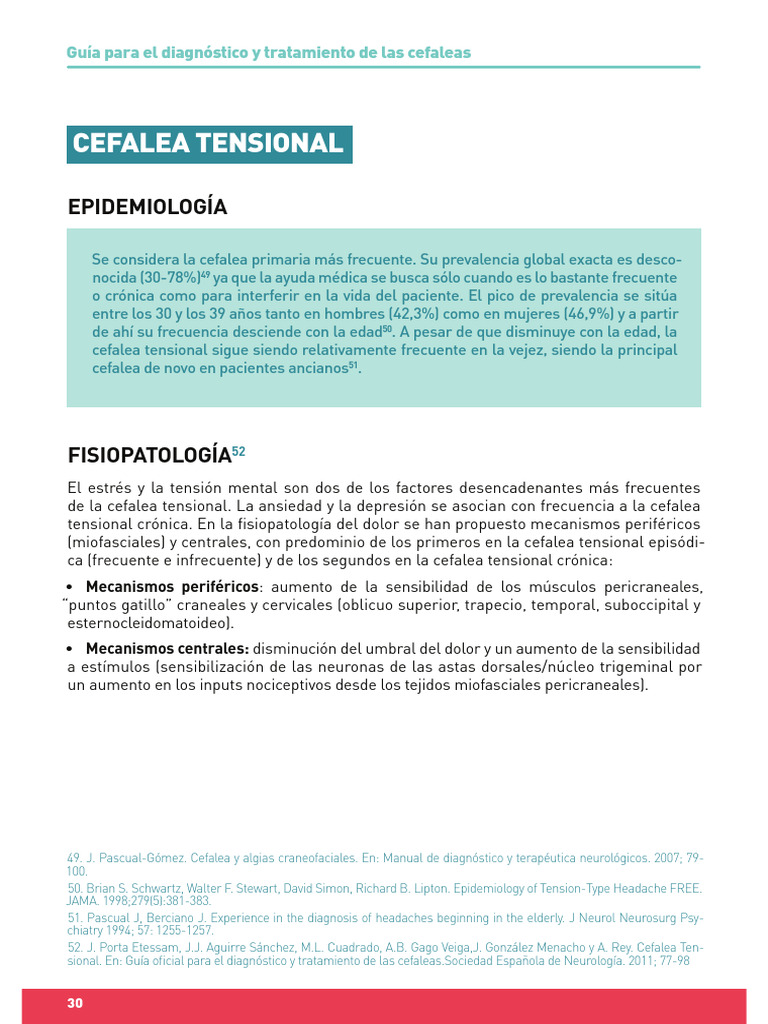 Guía Completa de Cefalea Tensional | PDF | Dolor de cabeza | Dolor