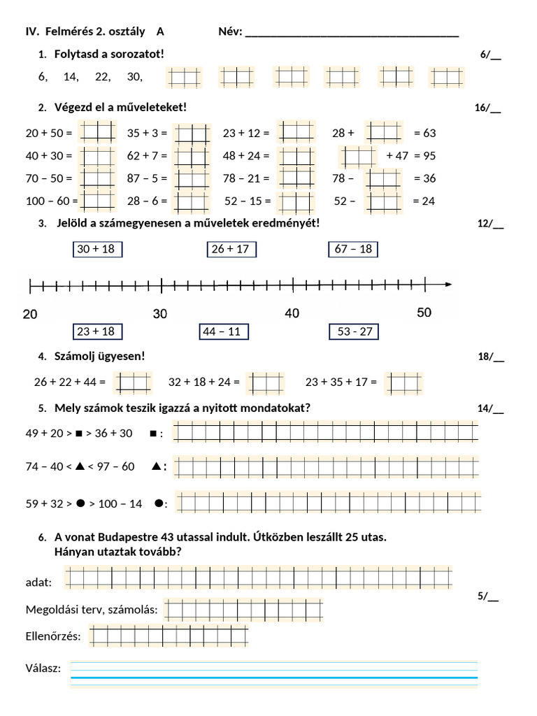 Témazáró Felmérés - Tízesátlépés Kétjegyűekkel - Az Én Mat2 Tk-Höz A B ...