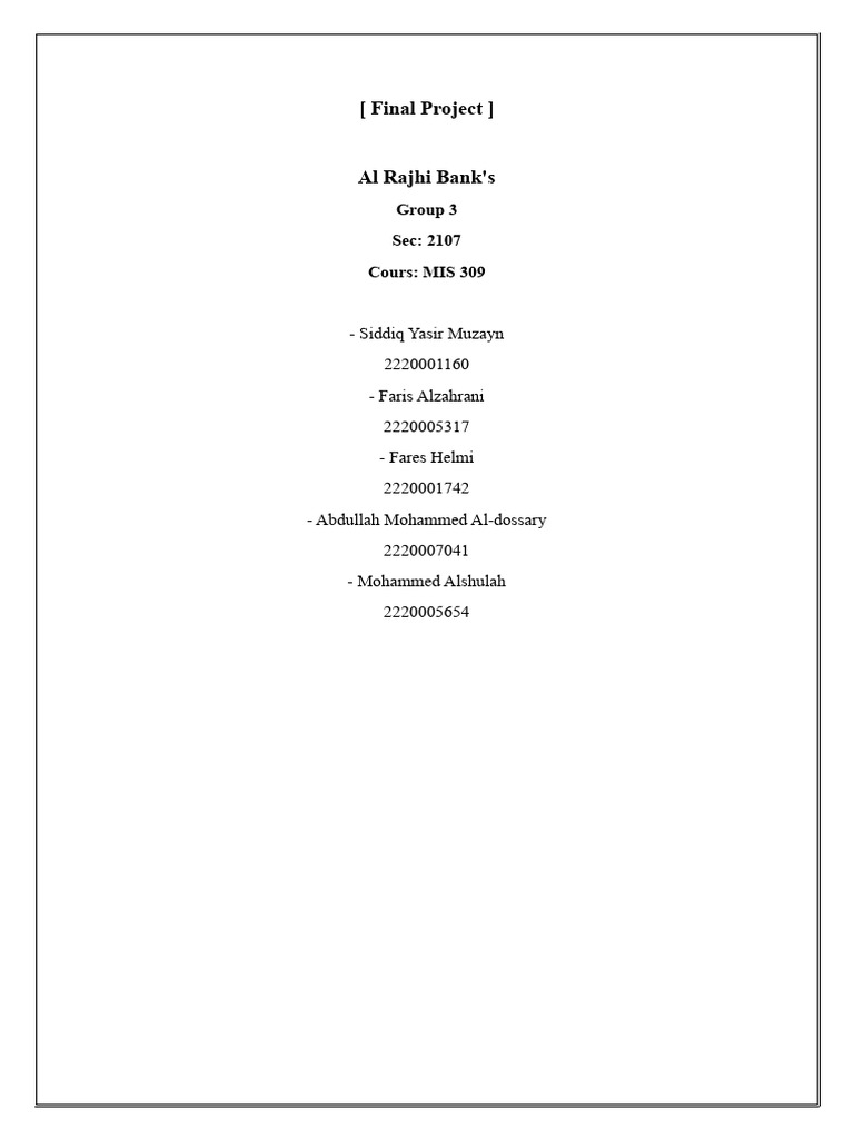 Final Project Report - Group 3 - 2107 | PDF | Data Model | Data Management Software