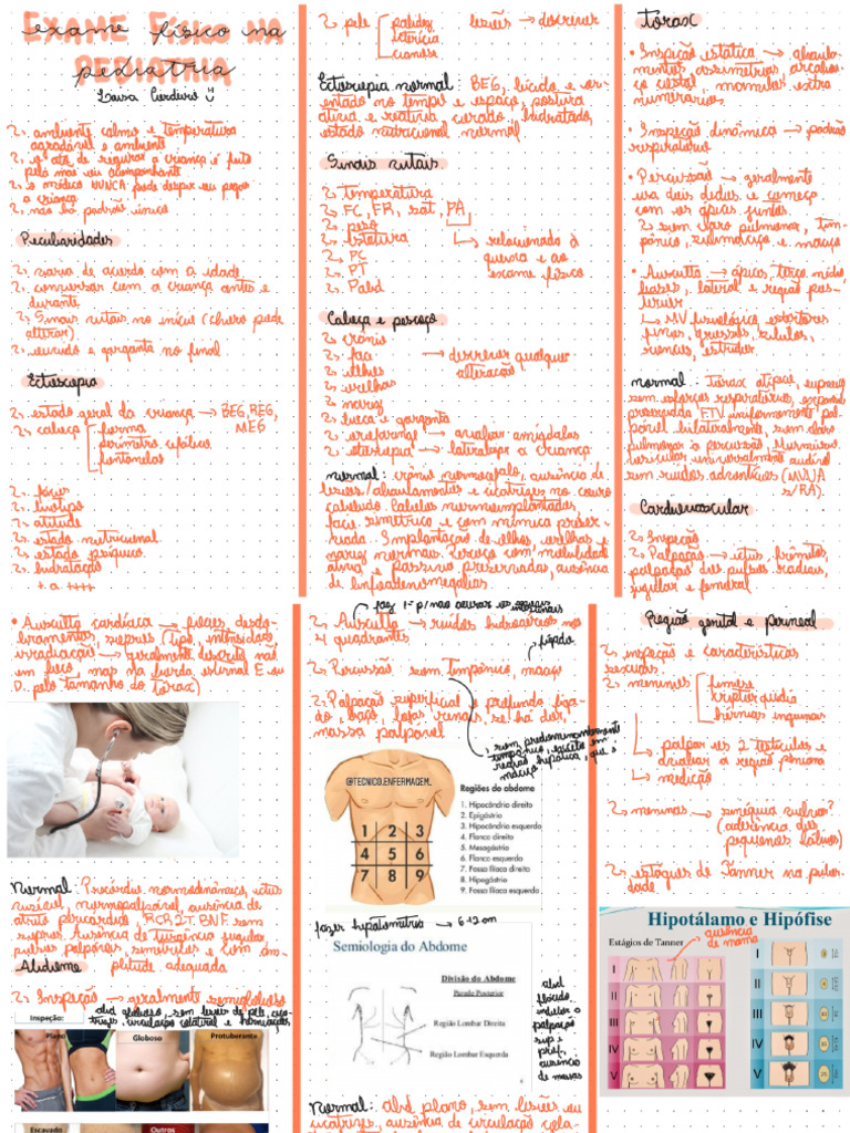 Ped - Exame Físico _221021_090702 | PDF