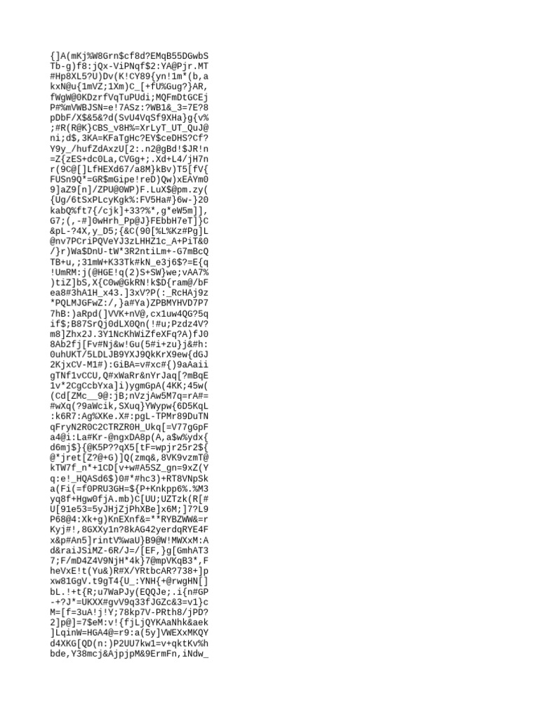 Encrypted Data Analysis Document | PDF