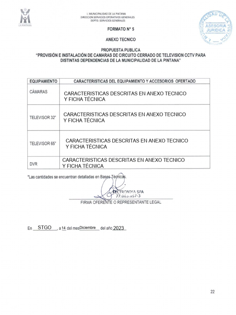 Formato N°5. | PDF