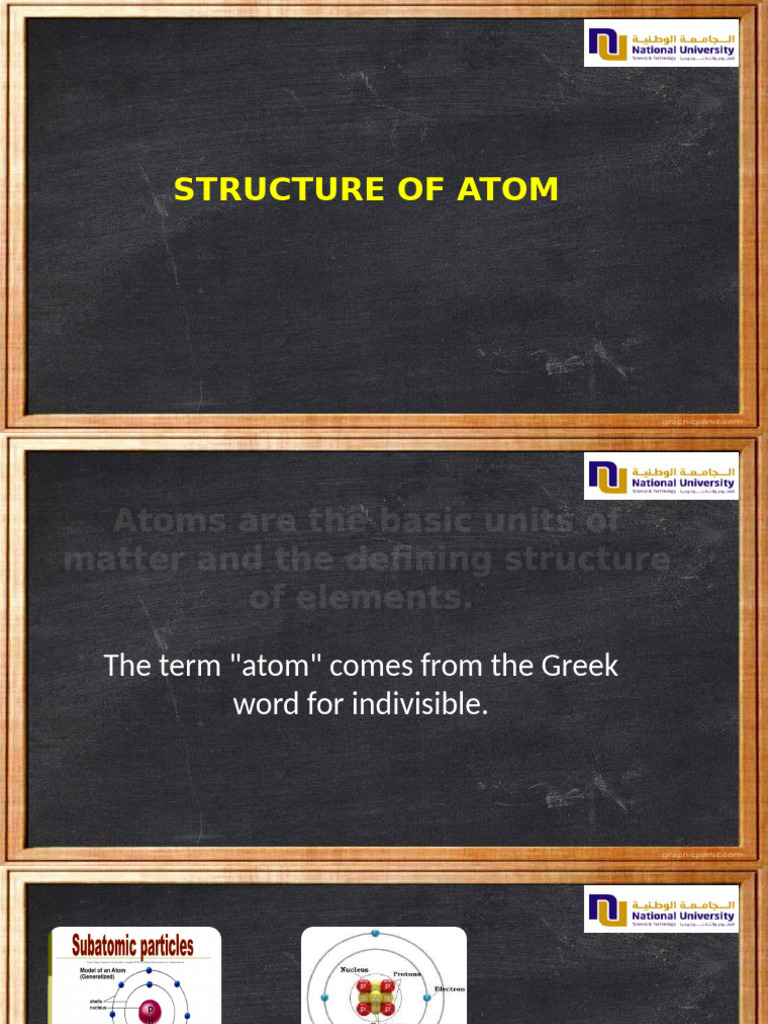 Chapter 3 (A) Structure of Atom | PDF | Atoms | Atomic Orbital