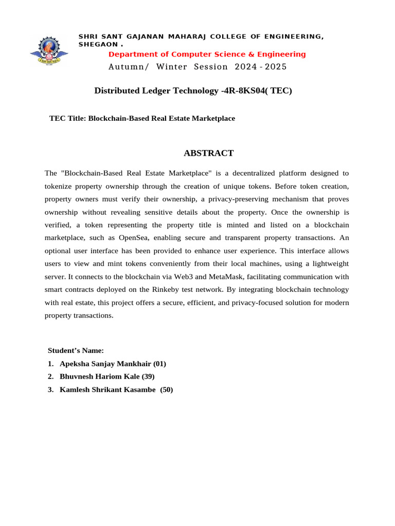 DLT TEC Abstrac_Virendra | PDF