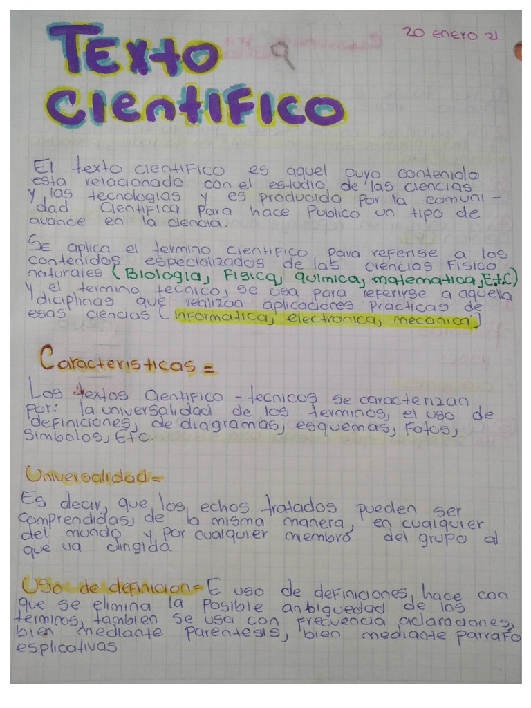 Texto Científico Técnico | PDF