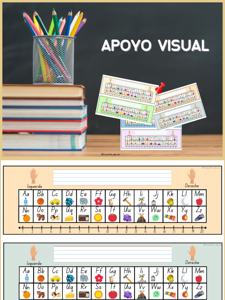 Apoyo Visual para Aprendizaje | PDF | Escritura latina