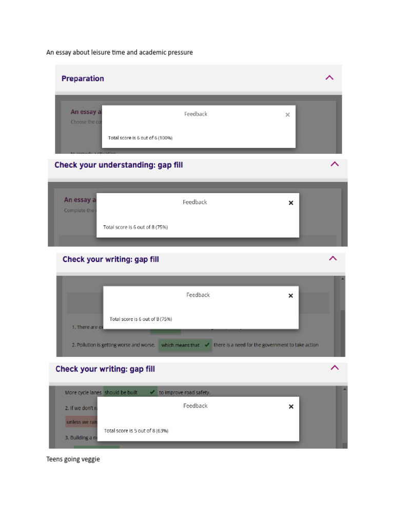 Homework About Listening and Writing | PDF