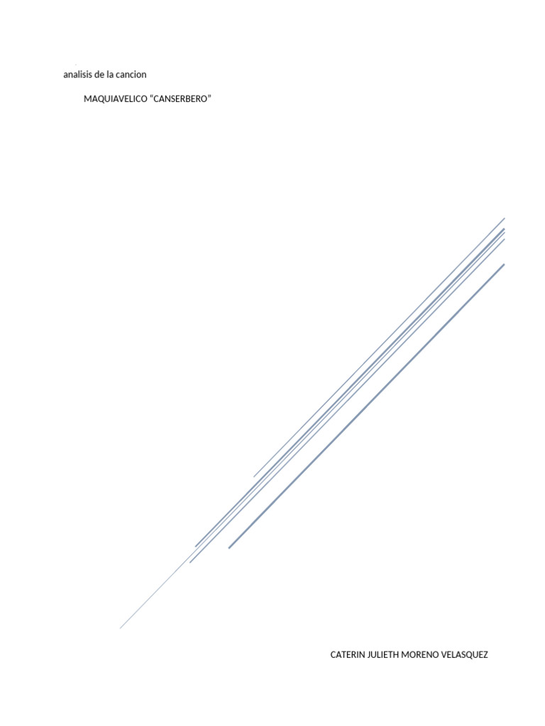 Analisis de La Cancion | PDF | Metáfora | Sicología