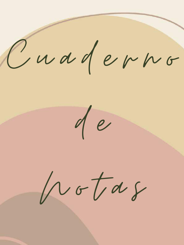 Cuaderno de Notas | PDF