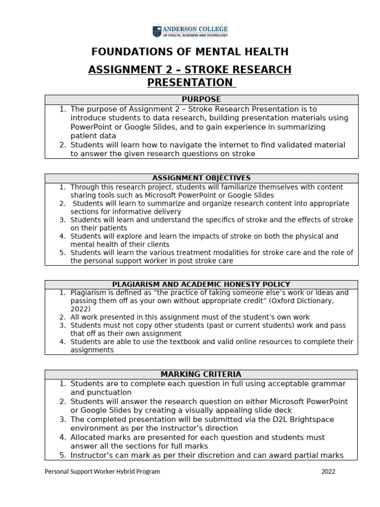Stroke Research Presentation Guide | PDF | Microsoft Power Point ...