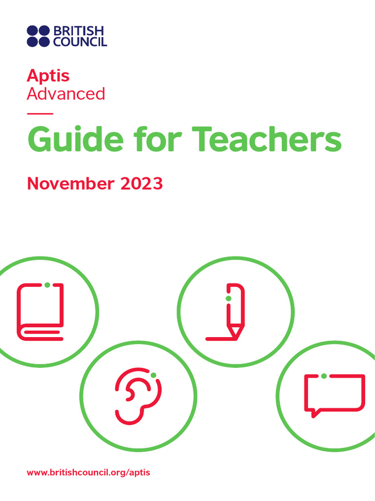 Aptis Advanced Guide For Teachers 2023 | PDF | Reading Comprehension | Question