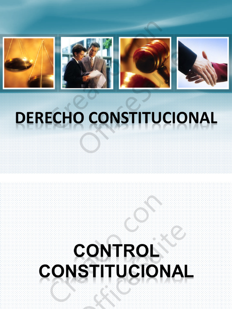 Control Constitucional | PDF | Constitución | Habeas corpus