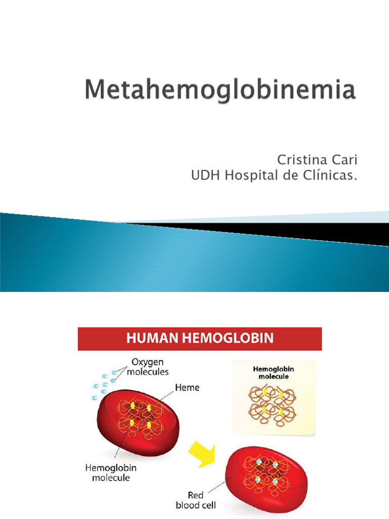 Metahemoglobinemia Causas Y Tratamiento Pdf Especialidades Medicas