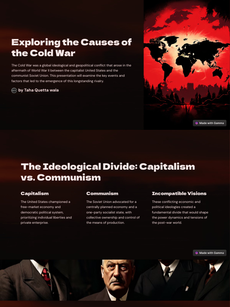 Causes of the Cold War Explained | PDF | Cold War | Containment