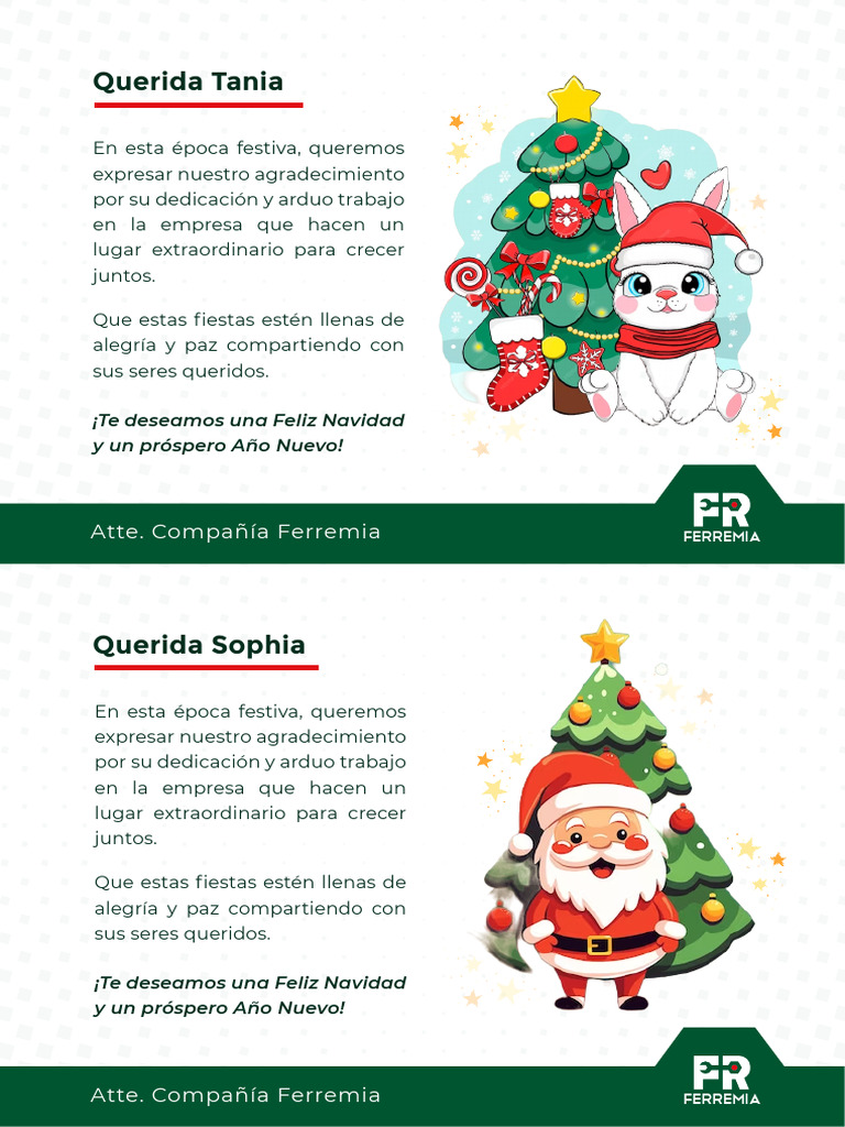 Mensaje Navideño de Ferremia 2023 | PDF