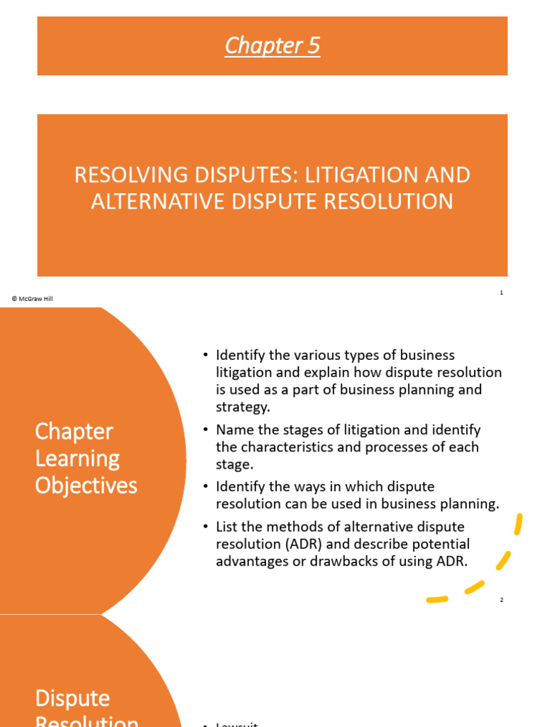 Ch. 5 Slides | PDF | Complaint | Lawsuit