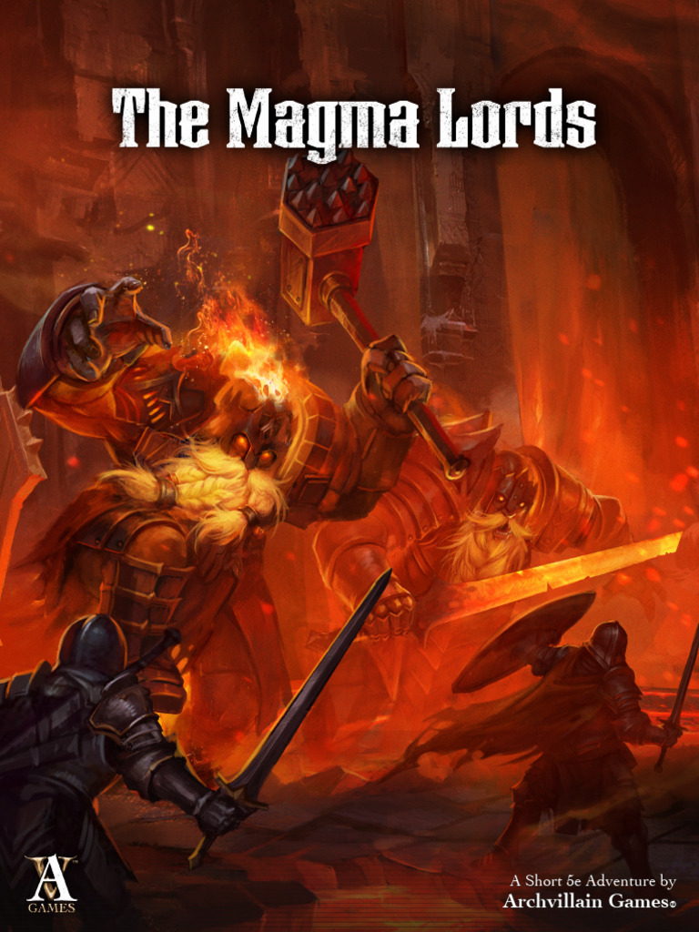 The Magma Lords 5e Module Print (US Letter) | PDF | Dragon | Volcano