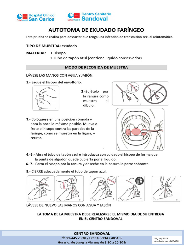 Exudado Faríngeo | PDF