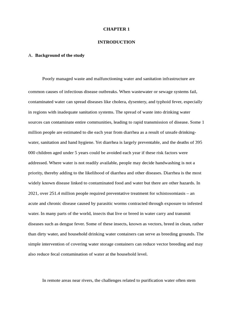 Chap 1 2 Medyo Draft 9 | PDF | Water Purification | Water