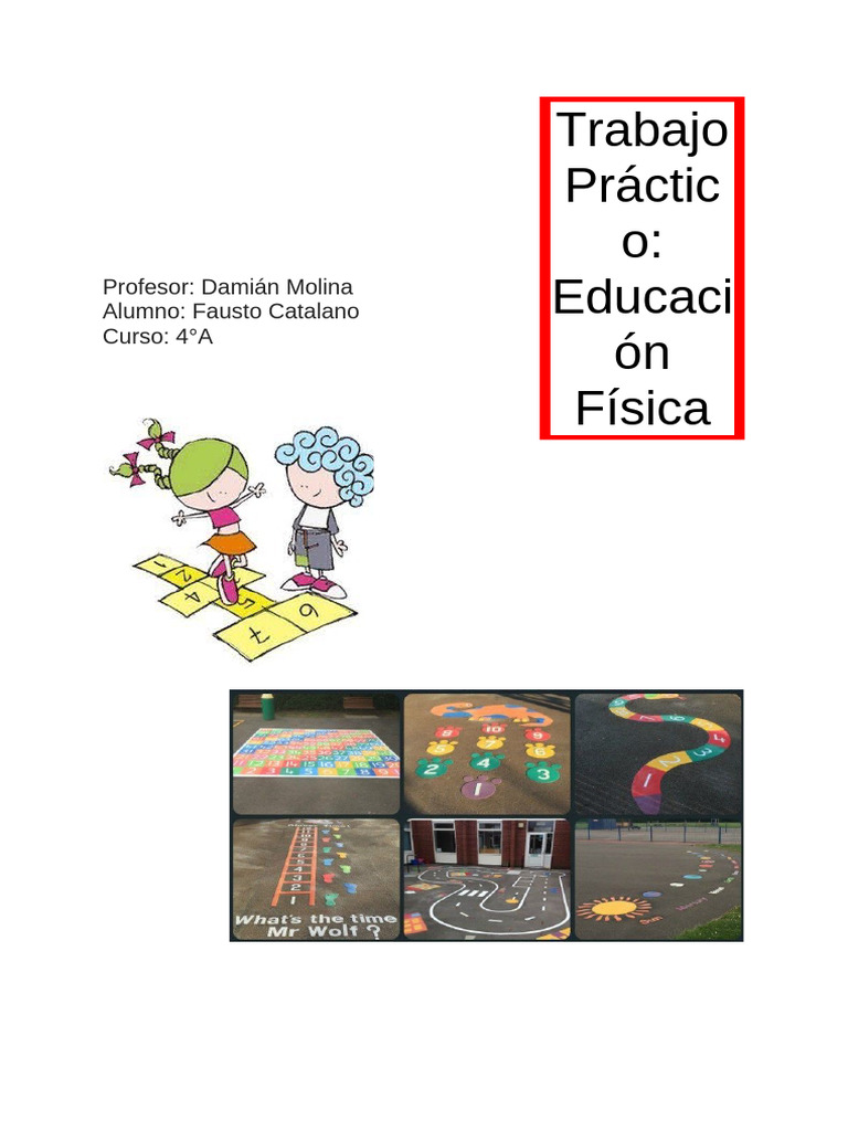 Trabajo Práctico Educación Física I | PDF | Deportes | Aprendizaje