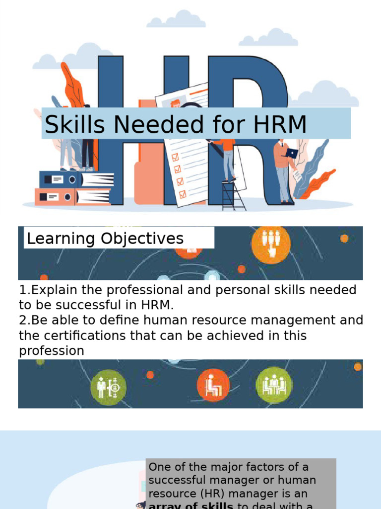 Essential Skills for HR Management | PDF | Human Resource Management ...