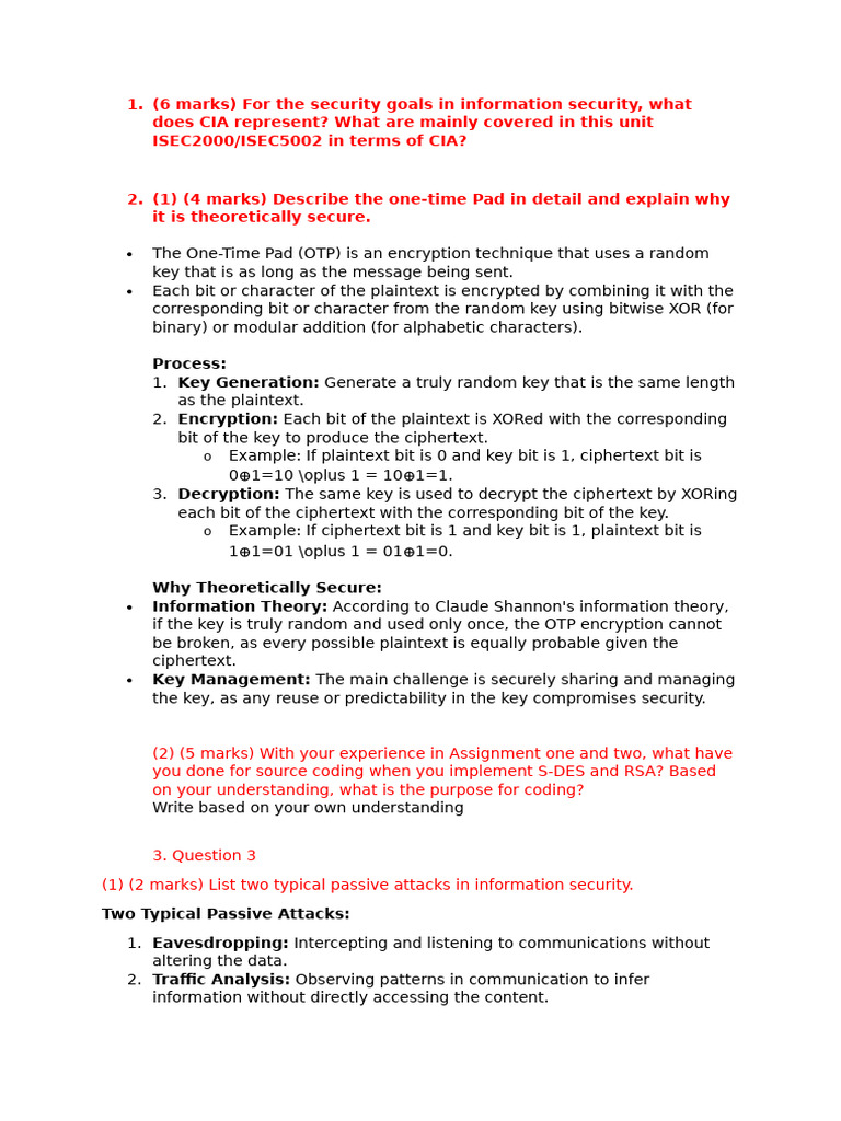 Exam2019_solution | PDF | Key (Cryptography) | Encryption