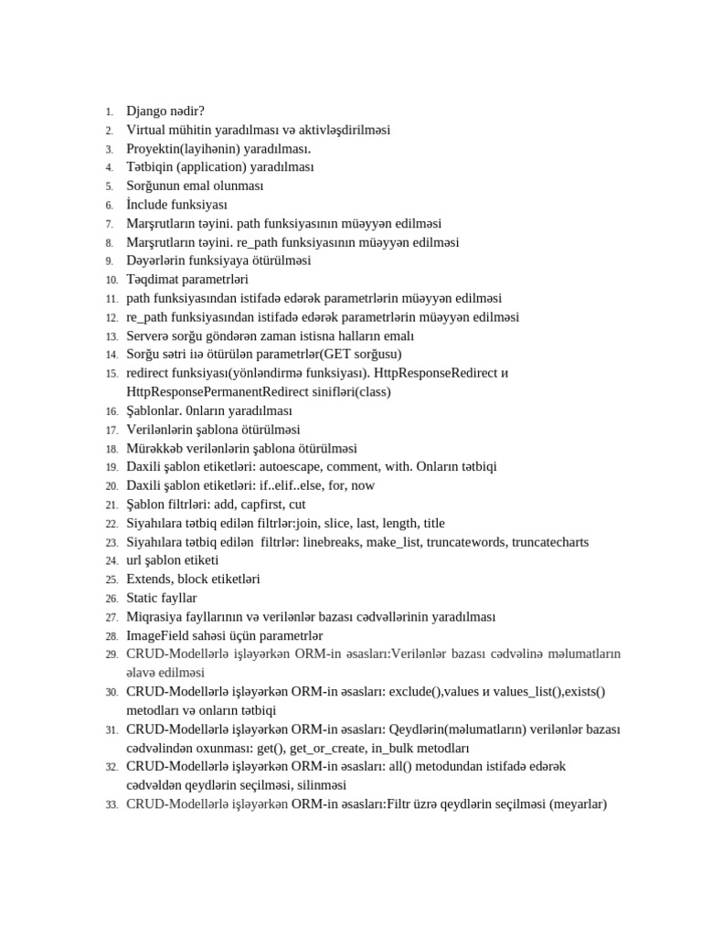 Imtahan Sualları | PDF