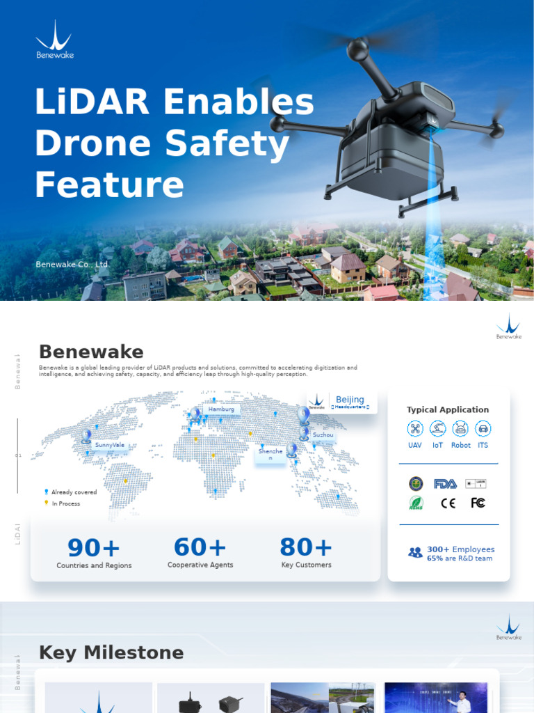 LiDAR Enables Drone Safety Feature | PDF | Unmanned Aerial Vehicle | Lidar