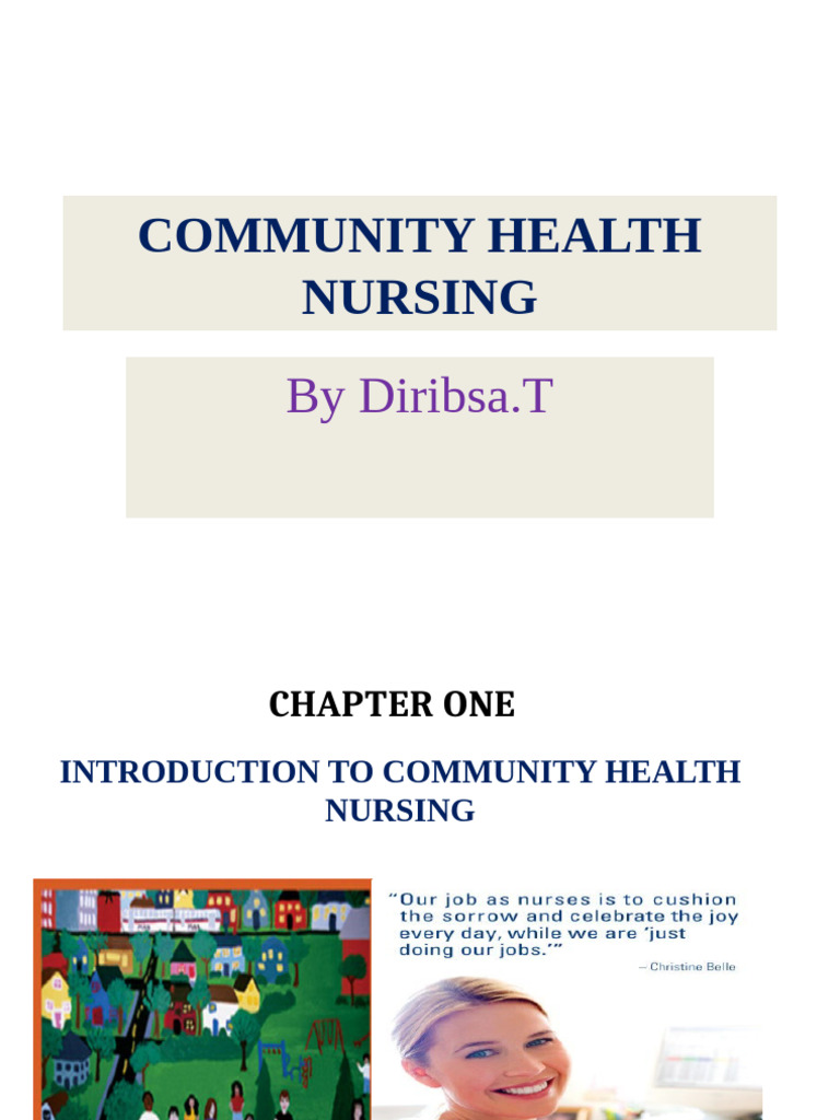 Community Health Nursing | PDF | Health Care | Medicine