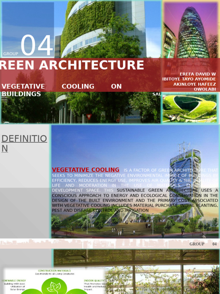 vegetative cooling | PDF | Hydroponics | Sustainable Architecture