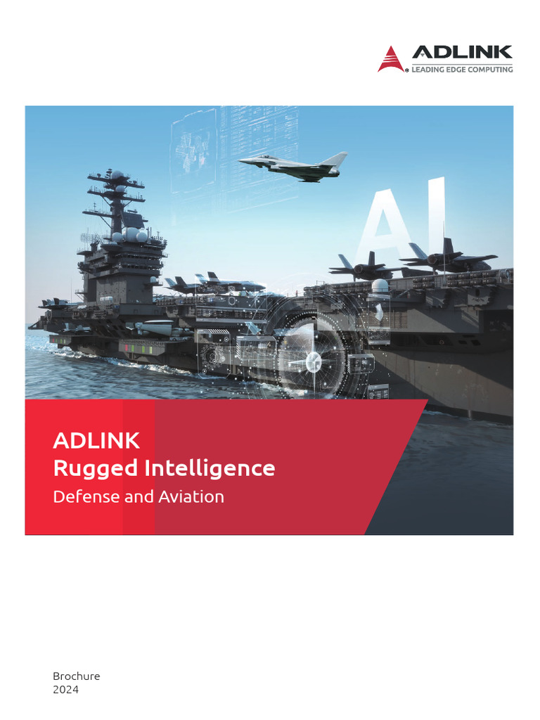 ADLINK Defense and Aviation Brochure 122024 | PDF | Artificial Intelligence | Intelligence (AI ...