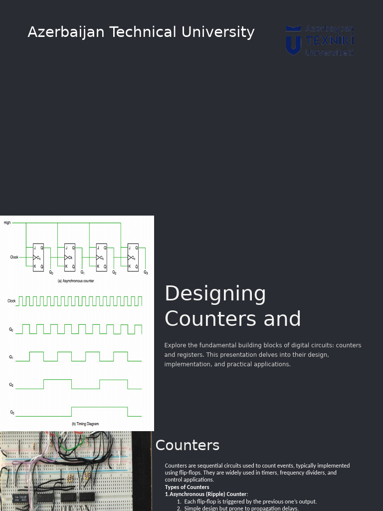 Designing Counters and Registers | PDF | Logic Gate | Electrical ...