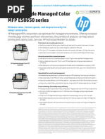 Datasheet - HP Color LaserJet Managed MFP E47528 Series | PDF | Image ...