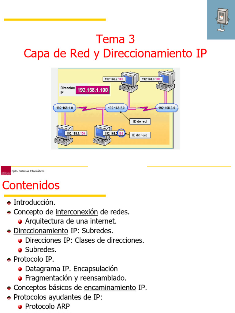 tema3_20_21 | PDF | Protocolos de internet | Dirección IP